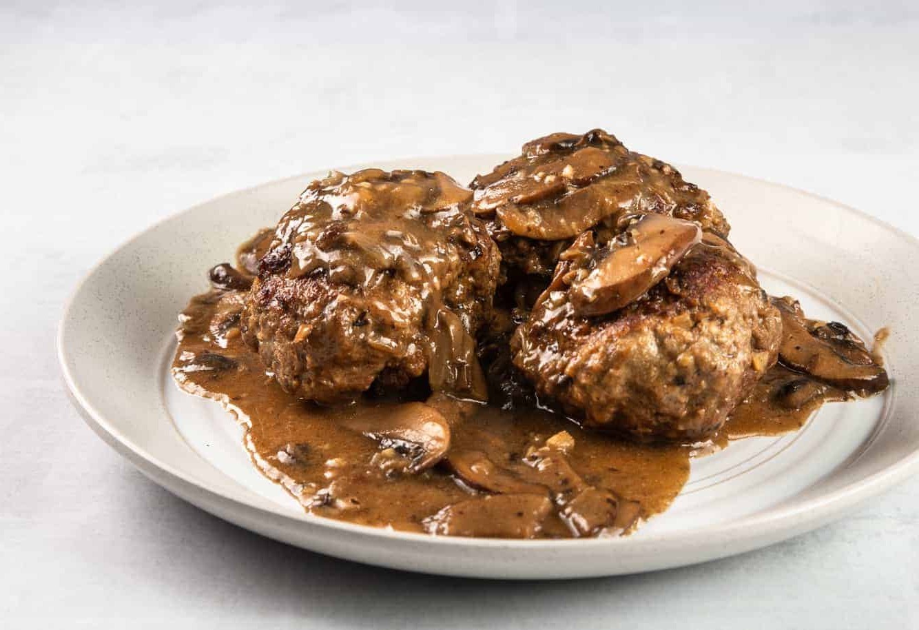 Salisbury Steak Recipe | Dirty Dishes Messy Kisses